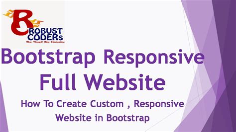 how to create responsive website in bootstrap hindi best template