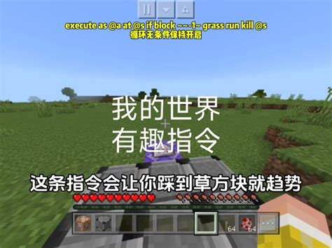 我的世界有趣指令 wdsj谢某 我的世界指令 哔哩哔哩视频