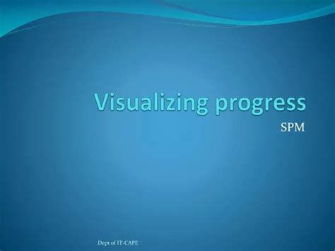 Ppt Visualizing Progress Powerpoint Presentation Free Download Id 3151251
