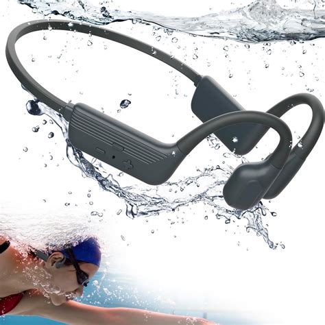 Monodeal Swimming Headphones Ip68 Waterproof Open Ear