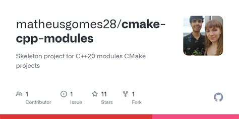 Github Matheusgomes28cmake Cpp Modules Skeleton Project For C20 Modules Cmake Projects