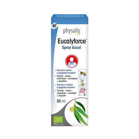 Eucalyforce Spray Bucal 30ml Physalis Nutribem