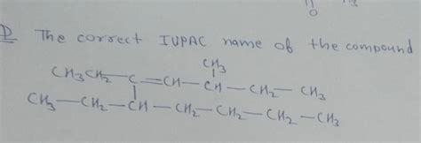 d the correct iupac name of the compound ccccc ccc c cc c cc ccc filo