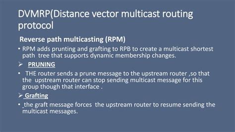 multicast routing protocols pptx