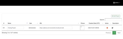 manage projects · issue 40 · ecomontec ecosound web · github