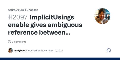 implicitusings enable gives ambiguous reference between system