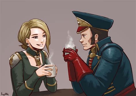 Commissar Commissar Caiphas Cain And Amberley Vail Warhammer 40k