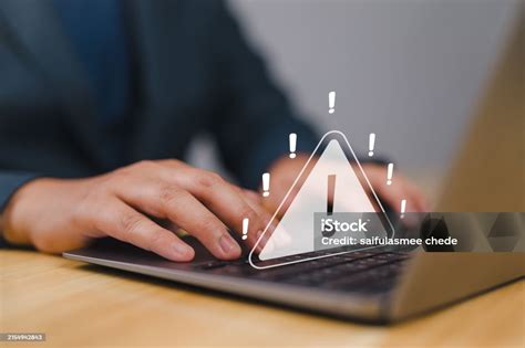 System Warning Hacked Alert Cyberattack On Computer Network