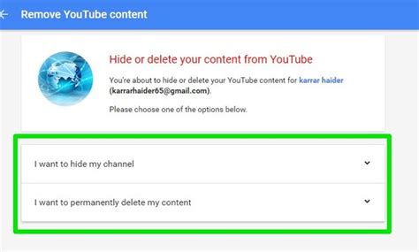 How To Hide Or Delete YouTube Channel
