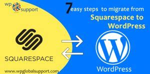 How To Migrate From Squarespace To A WordPress Site 7 Steps