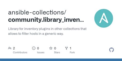 Issues Ansible Collections Community Library Inventory Filtering GitHub