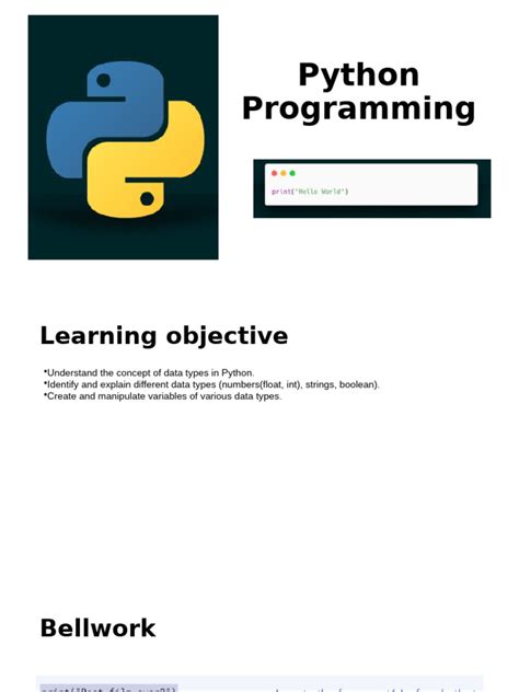 L2 Python Data Types Pdf
