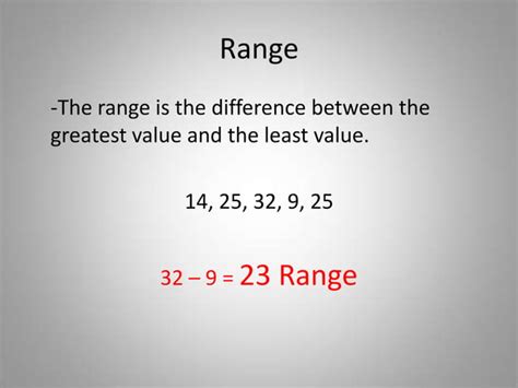 Mean Median Mode And Range PPTX