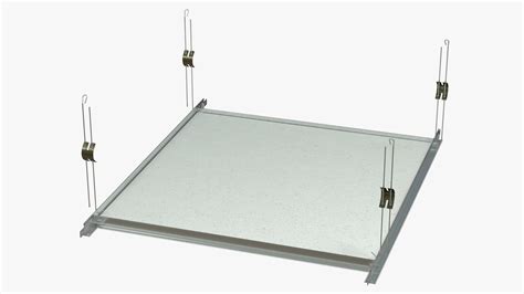 Mineral Fiber Ceiling 3d Model 16 3ds Blend C4d Fbx Max Ma