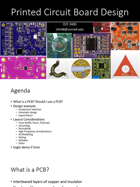 Lecture15 Pcb Design Pdf Printed Circuit Board Electronic Engineering
