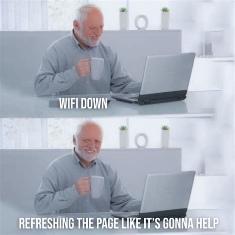 Free Wifi Down Meme Template To Edit Online