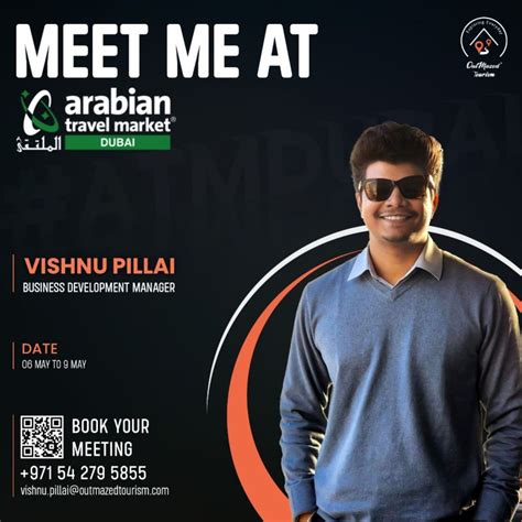 Vishnu Pillai On Linkedin Arabiantravelmarket Atm Dubai Uae