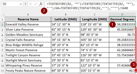 Convert Degrees Minutes Seconds To Decimal Degrees In Excel Excel Insider