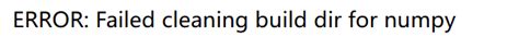 Opencv与numpy版本冲突的解决过程，匪夷所思warning The Scripts F2pyexe And Numpy