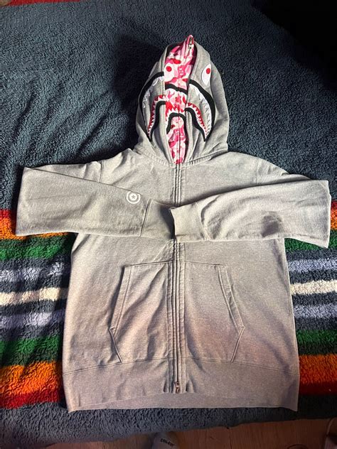 Bape Abc Camo Shark Wide Fit Full Zip Double Hoodie Grailed