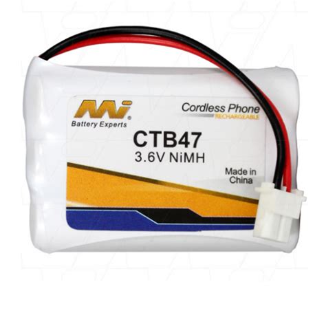 Ctb Bp Mi Battery Experts V Nimh Cordless Phone Battery Suit For Ibm Omni Uniden