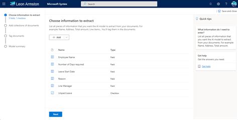 Microsoft Syntex Structured Document Processing Model Important