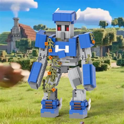 Moc1639 Minecraft Swiftness Golem Game Action Figures Building Blocks
