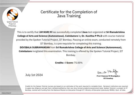 Jaya Srim On Linkedin Java Programming Iitbombay Spokentutorial