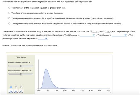 6 Residuals And Significance Testing With A Chegg Com