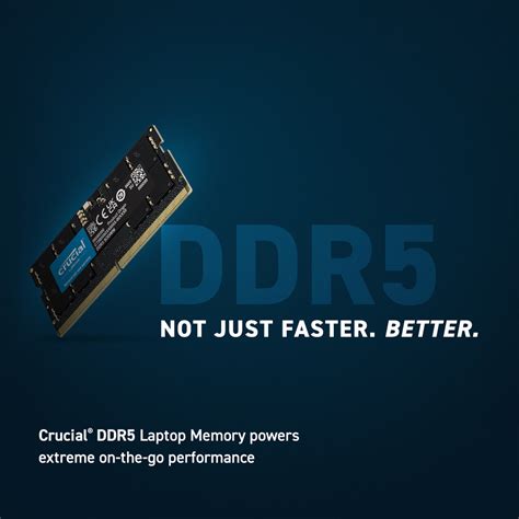 Ram Ddr5 Sodimm 4800 8gb Crucial 8gb Module Cl40 Ct8g48c40s5 Electron Albania