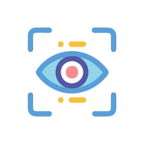 Modern Iris Scanner Icon Representation 54229461 Vector Art At Vecteezy