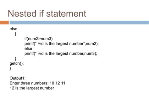 Decision Making Using If Statement Ppt