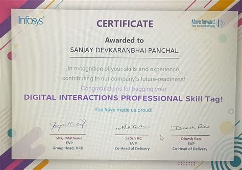 Sanjay Panchal On Linkedin Infosys Tag Digital