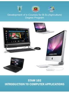 Introduction To Computer Applications Agrimoon Introduction To