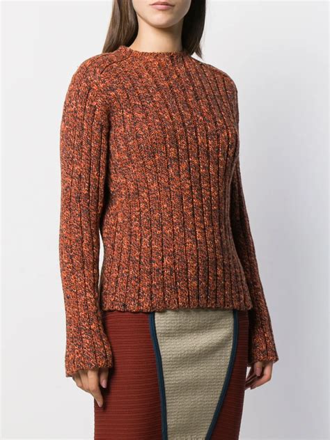 Jean Paul Gaultier Pre Owned 1990s Knitted Jumper Orange Farfetch