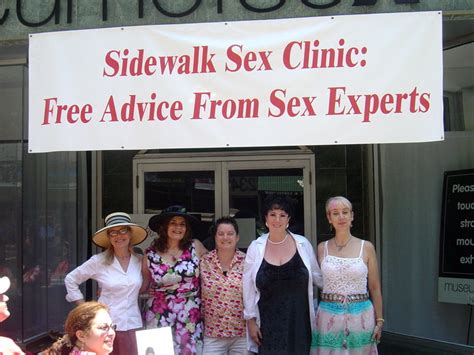 Sidewalk Sex Clinics Sprinkle Stephens