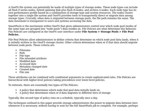 Overview Powerscale Onefs A Metadata Driven Approach To On Demand Tiering Dell Technologies