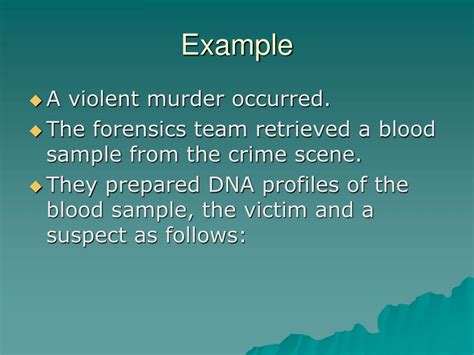 PPT DNA Profiling PowerPoint Presentation Free Download ID 6034428