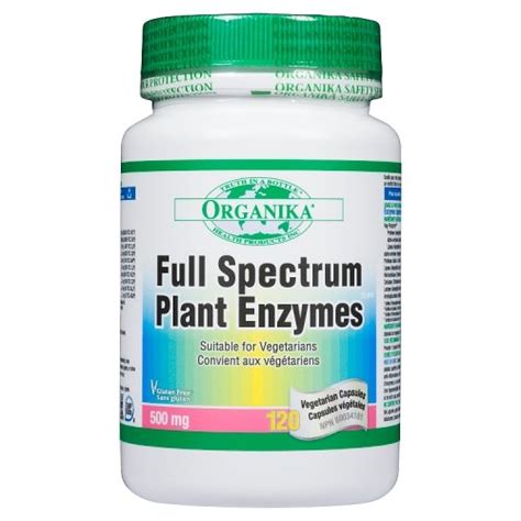 Organika Full Spectrum Plant Enzymes 500mg Choices Markets