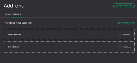 Add Ons Stuck On Installing Local Add Ons Local Community