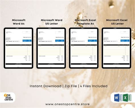 Editable Excel Spreadsheet Tax Invoice Template Small Business Automated Invoice Excel