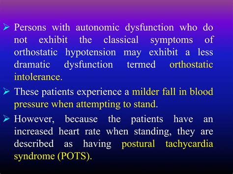 Autonomic Dysfunction Causes And Its Clinical Features Ppt