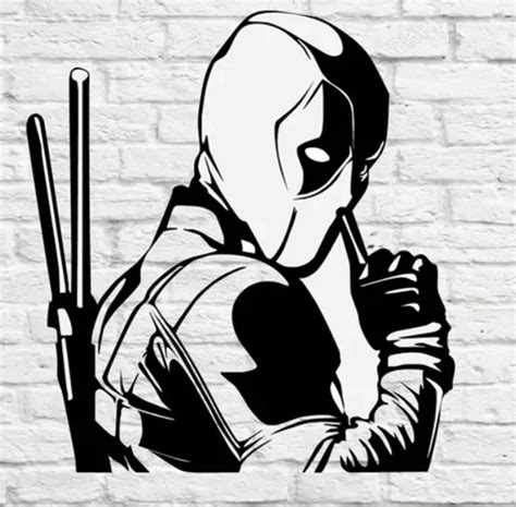 Deadpool Decal Sticker Etsy