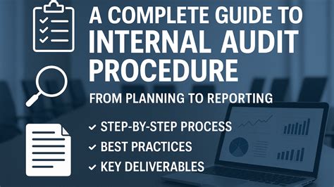 🔍 A Complete Guide To Internal Audit Procedure From Planning To Reporting