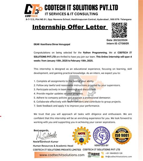 Internship Grateful Newbeginnings Codtechitsolutions Keerthana