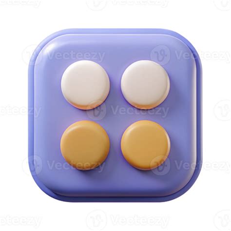 Serene Bold Contemporary Square Badge With Four Circles Clean Lines Flat Color Symmetrical