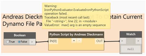 Get Current Dynamo File Path Dynamo Dynamo