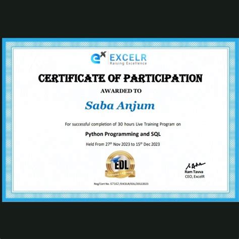 Saba Anjum On Linkedin Python Sql Datascience Continuouslearning