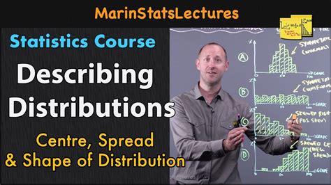 Describing Distributions Center Spread And Shape Statistics Tutorial