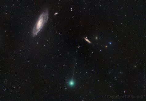 每日星空：星系和彗星 Lin的独り言